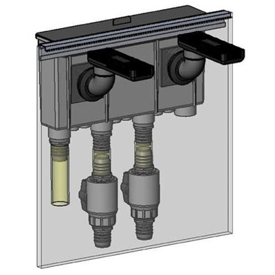 StealthBox - 2400GPH Double H2Overflow Screen